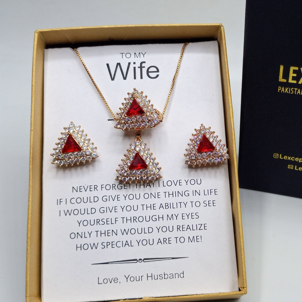 Ruby look luxury SET with exclusive box packing – Lexception